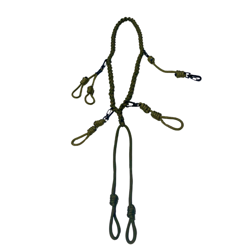Braided Call Lanyard - Ultimate 4 Double Loops Round Braided Design ...