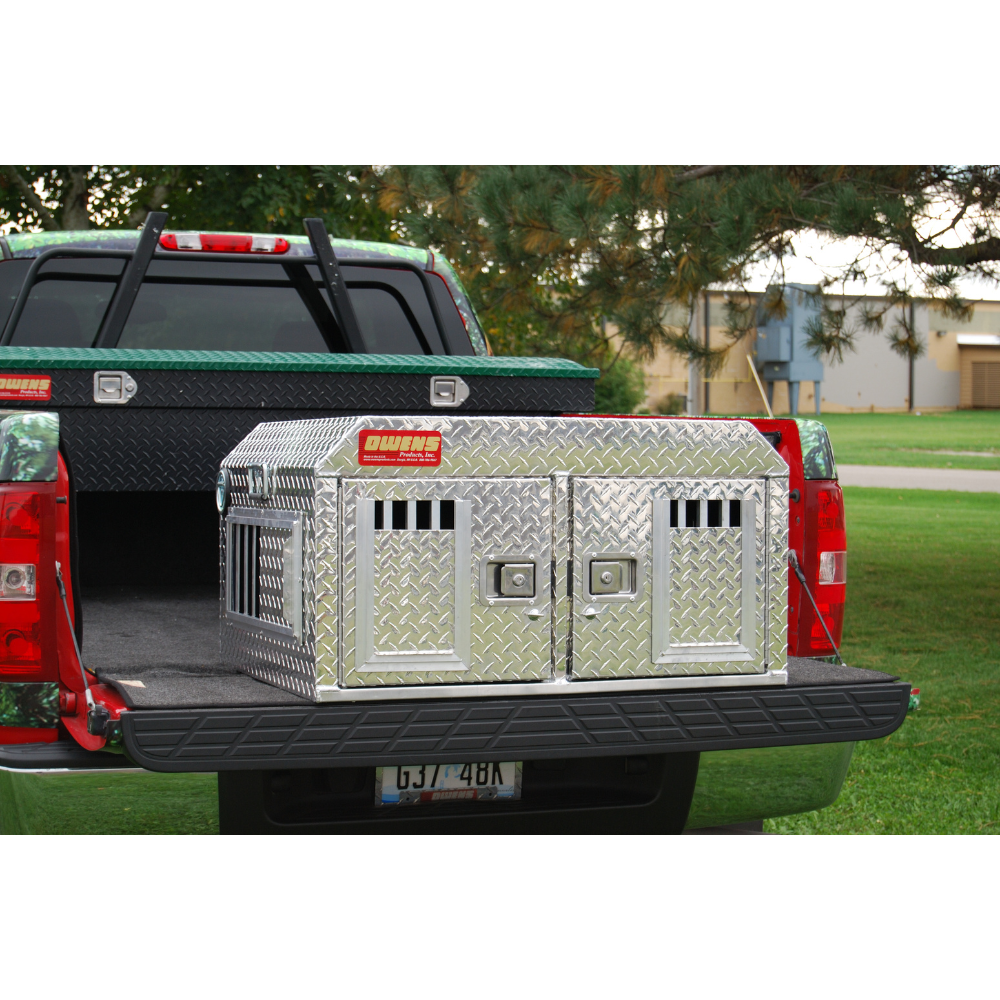 Owens Dog Box 55017 - Hunter Series Double Compartment for Dogs ...