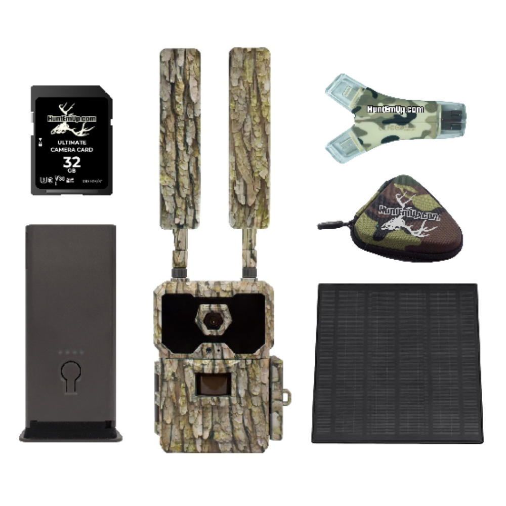 WiseEye Data Cam No Glow Bundle - Power Pack for Ultimate Surveillance — HuntEmUp