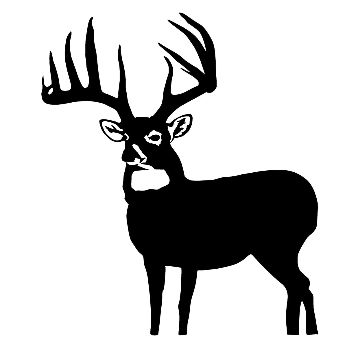 Big Buck Deer Decal - Big Buck Deer Sticker for Outdoor Enthusiasts ...