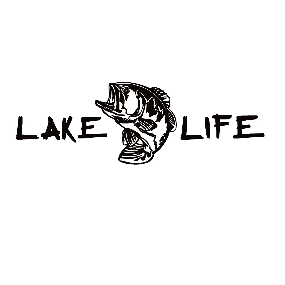 Lake Life Decal – Stylish Lake Life Sticker for Your Outdoor Adventures ...