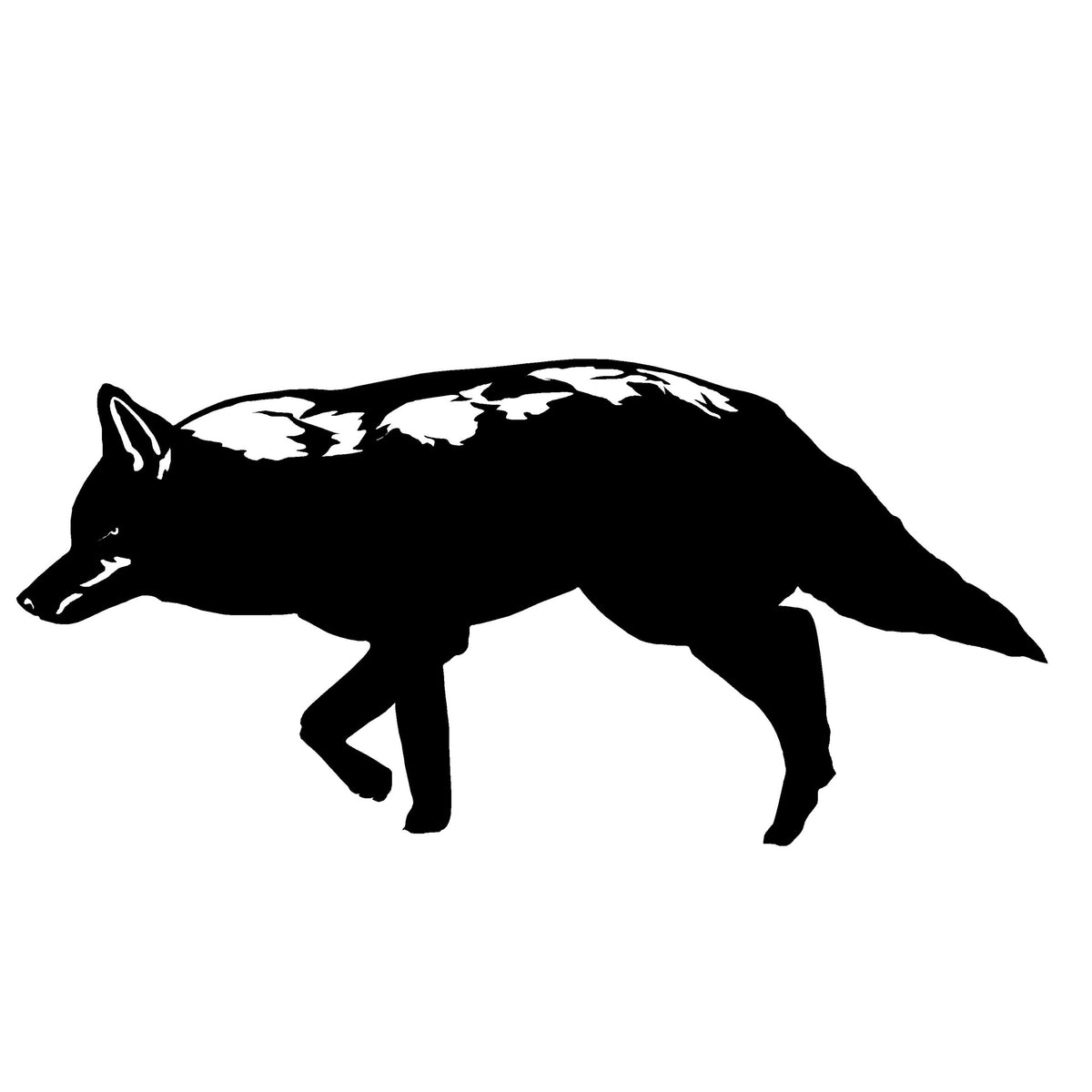 Coyote on Prowl Decal - Coyote Hunting Sticker 1405 for Outdoor ...