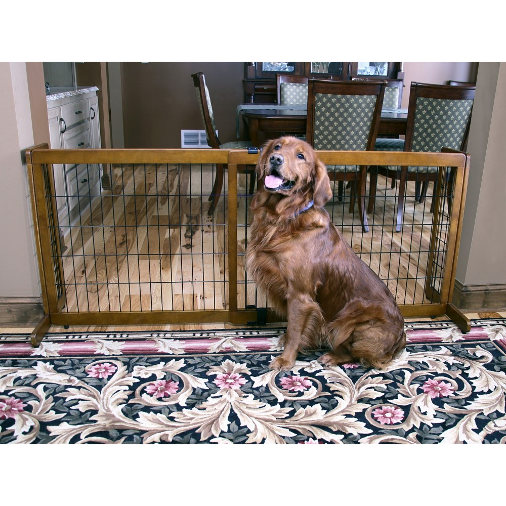 Freestanding Carlson Freestanding 28” Tall EXTRA WIDE Pet Gate ...