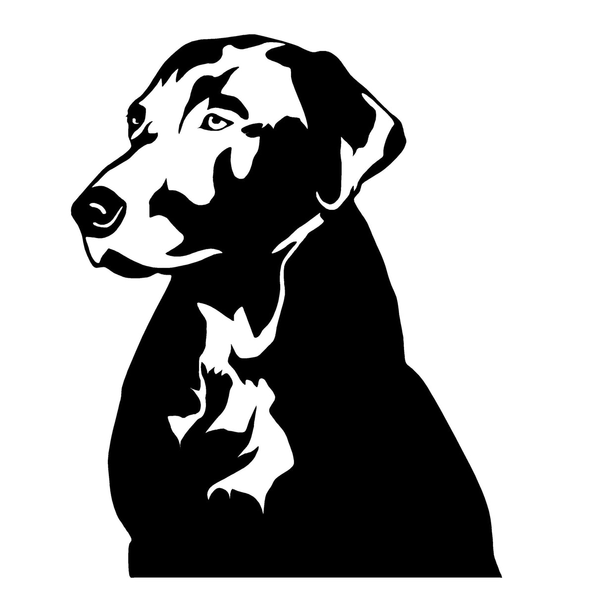 Detailed Lab Head Decal – Detailed Lab Head Sticker – 3526 — HuntEmUp