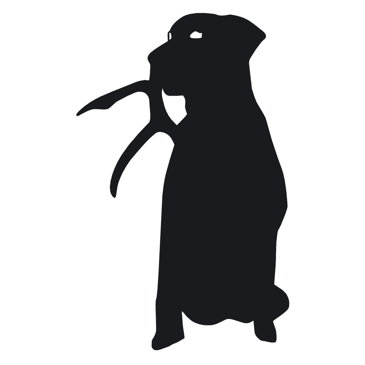 Shed in Mouth Hunting Decal - Antler Dog Hunting Sticker 7027 — HuntEmUp