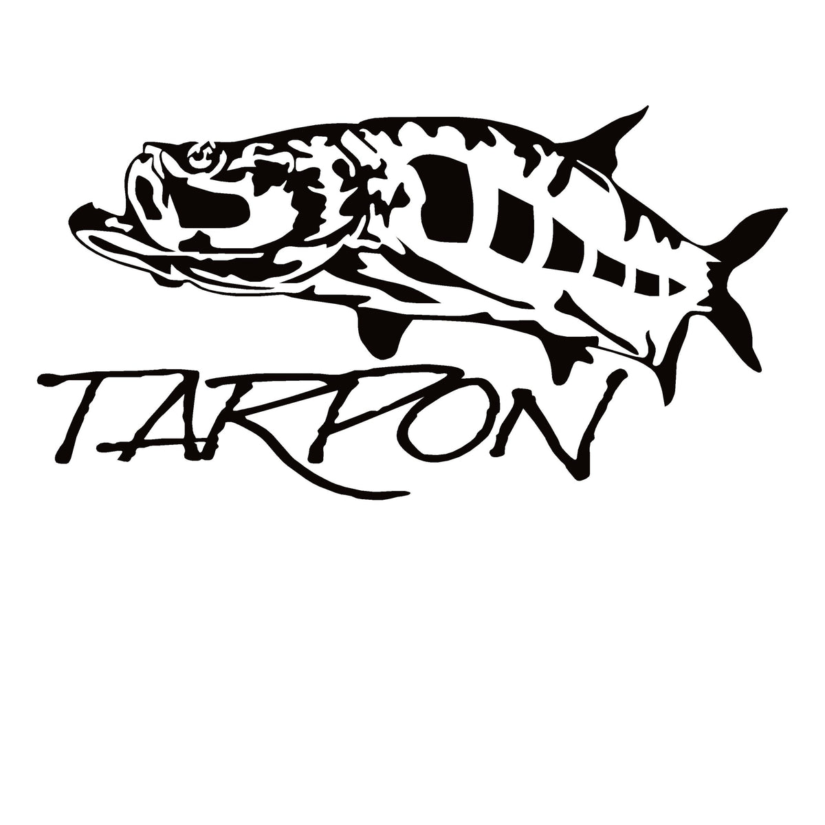 Tarpon Fishing Window Decal – Tarpon Fishing Window Sticker – 7053 ...