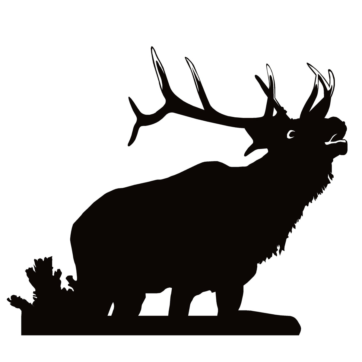 Bugling Bull Elk Hunting Decal - Bugling Bull Elk Hunting Sticker 7108 ...
