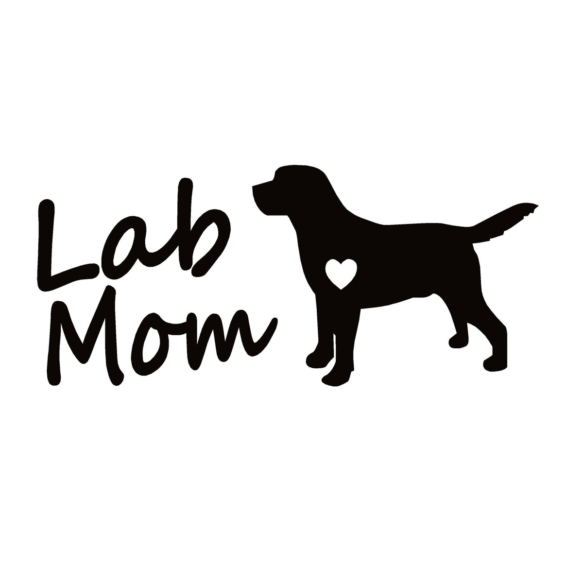 Mom Labrador Retriever Decal – Lab Mom Sticker for Dog Lovers — HuntEmUp