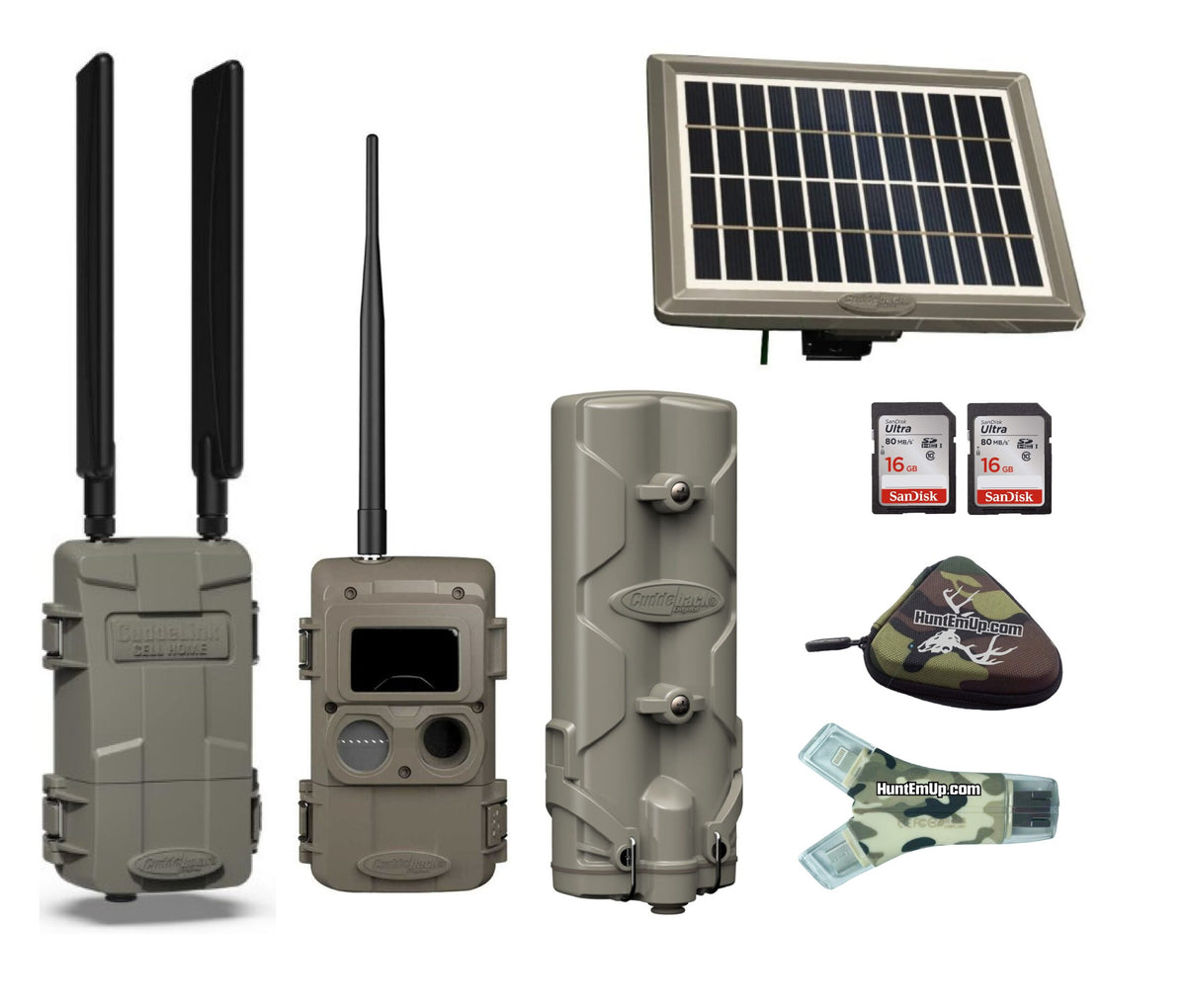 Cuddeback Cuddelink Cell Camera with Accessories - Long Range IR, Solar ...