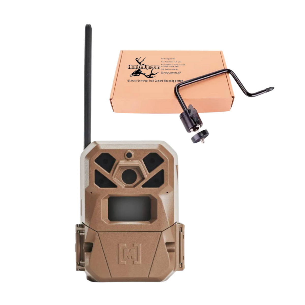 Moultrie Edge 2 Trail Camera with HuntEmUp Universal Mounting System ...