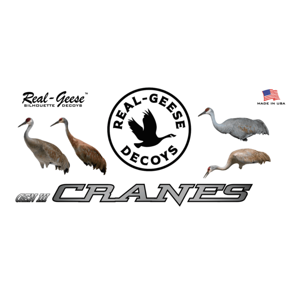 Real-Geese Sandhill Crane Silhouette Decoys Gen 3 – 4 Pack - HuntEmUp ...