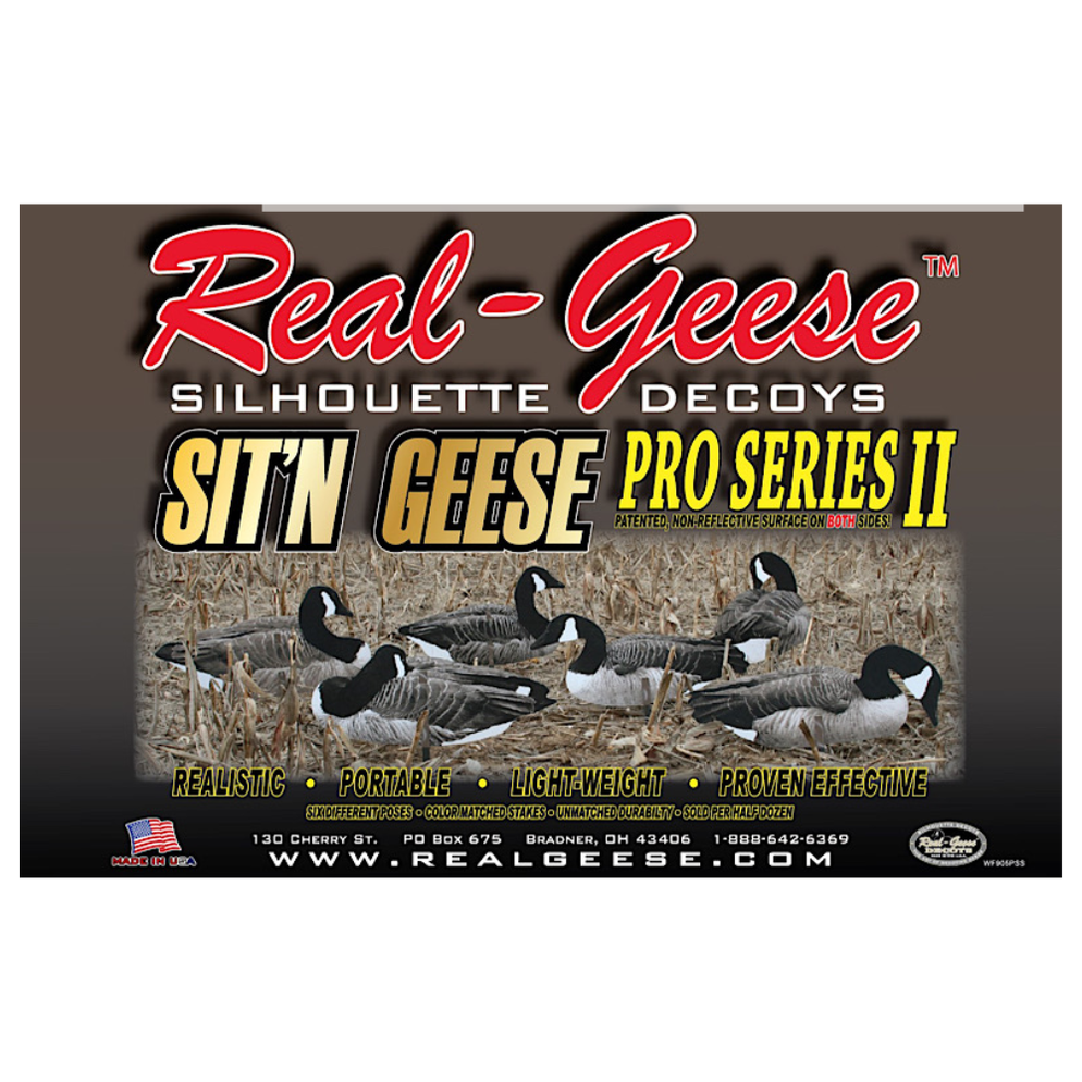 Real-Geese Pro Silhouette Decoys Pro Series II Sit’N Geese - HuntEmUp ...